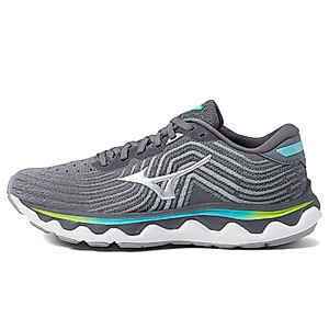 Mizuno Women's Wave Horizon 6 Sneaker, Ultimate Grey/Silver, 9