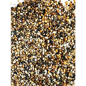 AquaNatural Gold Pearl 10lb Gravel Substrate for Aquariums, terrariums and vivariums, 2-4mm