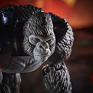 Transformers Toys Generations War for Cybertron: Kingdom Voyager WFC-K8 Optimus Primal Action Figure - Kids Ages 8 and Up, 7-inch