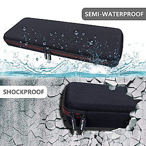 LTGEM Case Compatible with Logitech MX Keys S/MX Mechanical/MX Keys Wireless Keyboard(Inside: 17.1"x6"x1.1"), Case Only