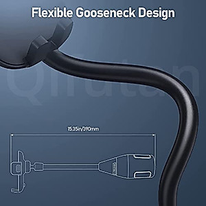 Cup Holder Phone Mount [Extendable Base & Adjustable Gooseneck] Car Phone Holder Mount Long Neck Cell Phone Holder Car Mount for iPhone Automobile Cradle Friendly Vehicle Fit for iPhone,Samsung,LG