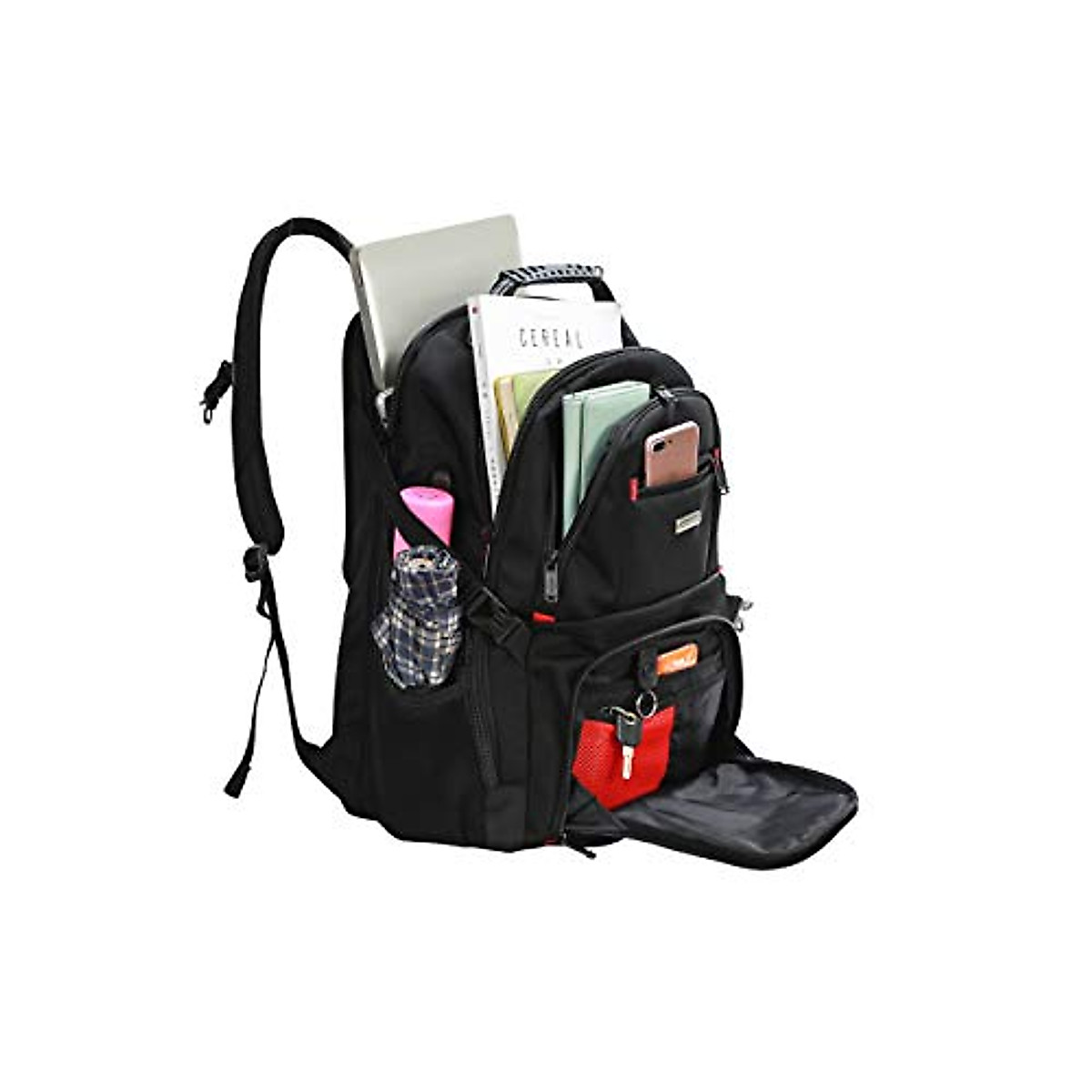 FreeBiz 50L Large Travel Backpack 19 Inches Laptop Bag with USB Charging Port TSA