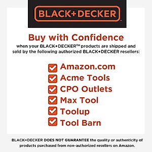 BLACK+DECKER 20V MAX Battery, 1.5Ah Lithium Ion Battery, Extended Runtime, Compatible with Tools, Outdoor Equipment and 20V Vacuums(LBXR20)