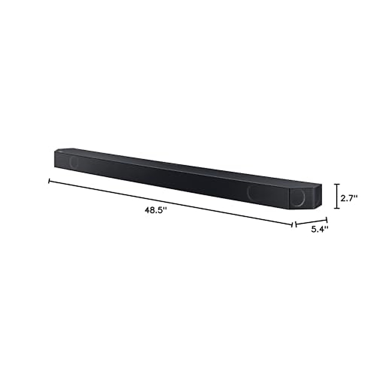 Samsung HW-Q990C 11.1.4ch Soundbar with Rear Speakers and Dolby Atmos with a Sanus SASB1-B1 Soundbar Mount; Holds up to 20LBS (2023)