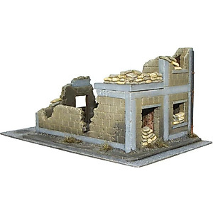 WarLord Bolt Action Wrecked House 1:56 WWII Military Table Top Wargaming Diorama Plastic Model Kit WG-TER-46