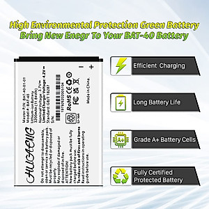 HUAENG BAT-40 Battery, (Upgraded) 3200mAh High Capacity Replacement Battery for AT&T IFWA-40 IFWA40 Mobile Hotspot Rechargeable Lithium-ion Battery