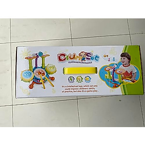 Drum Set for Toddlers 1-3, Baby Drum Set with Microphone, Kids Drum Sets for 2-5, Toddler Drum Set Toys for 1 2 3 Year Old Boy Birthday Christmas for Babies Boy Girl 6 12 18 Month