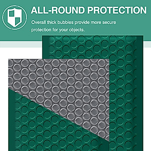 Famagic Bubble Mailers 4x8 Inch 50pc Ultramarine Green Shipping Bags, Chic Packaging Bags For Small Business, Colored Padded Mailing Envelopes, Opaque Matte Self Seal Bubble Poly Mailers Bulk #000