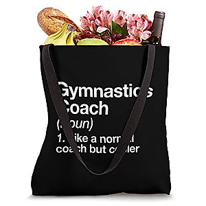 Gymnastics Coach Funny Sports Definition Trainer Instructor Tote Bag