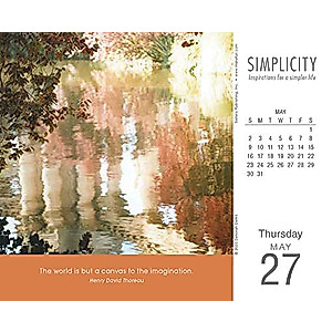 2021 Simplicity Inspirations for a Simpler Life Boxed Daily Calendar