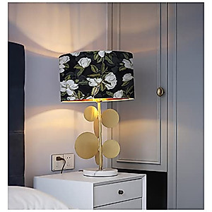 HAOKHOME 93169-1 Peel and Stick Gardenia Floral Wallpaper Removable Black/White/Green Vinyl Self Adhesive Mural 17.7in x 9.8ft