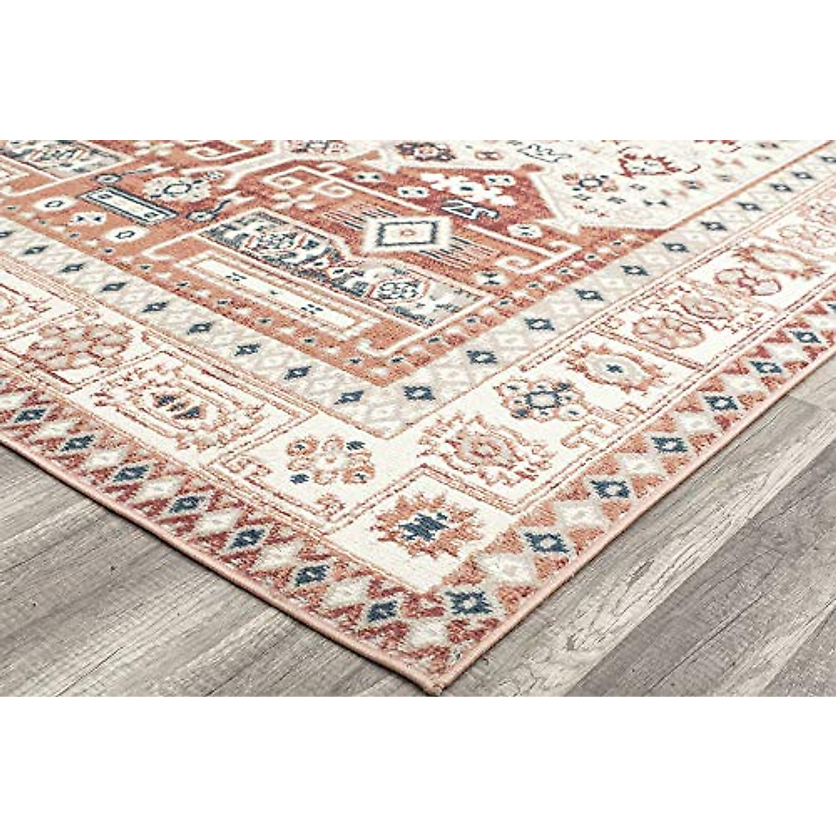 Rugs America Gallagher Collection GL60A Sangria Koti Transitional Vintage Area Rug 8' x 10'