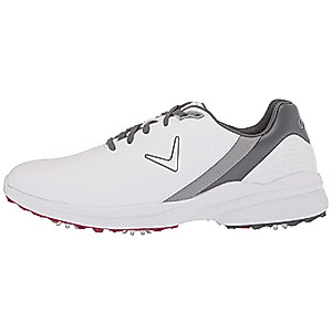 Callaway Men's Solana TRX v2 Golf Shoe, White/Grey, 10.5