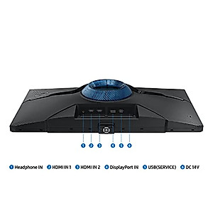 SAMSUNG 25" Odyssey G4 Series FHD Gaming Monitor, IPS, 240Hz, 1ms, G-Sync Compatible, AMD FreeSync Premium, HDR10, Ultrawide Game View, DisplayPort, HDMI, Fully Adjustable Stand, LS25BG402ENXGO