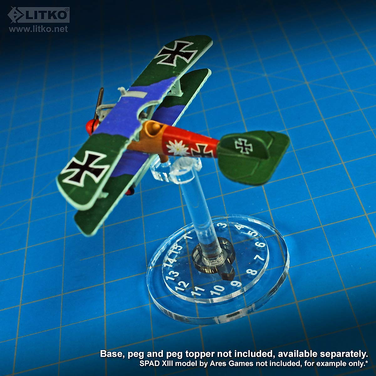 LITKO Heavy Duty Flight Stand Dials #1-15 with Pointers (5)