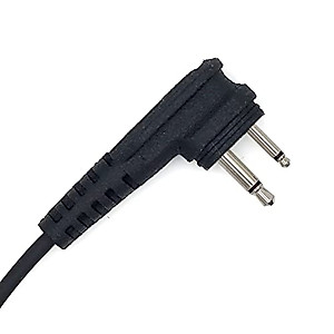 HKLN4604 HKLN4604A HKLN4604B Radio Earpiece with Mic for Motorola Radios CP185 CP200D CLS1110 CLS1410 DTR700 DTR620 RDV5100 RDM2020 RDU4160 RMU2080D Replaces Headset RLN6423