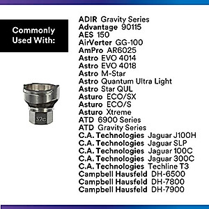 3M 26003 PPS 2.0 Spray Gun Adapter 16 mm Female, 1.5 mm Thread, 1 Pack