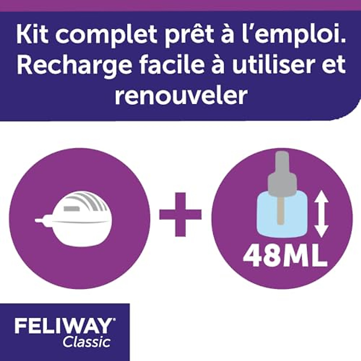 Ceva Animal Health C23830c Feliway Starter Kit Diffuser, 48ml (Оne Расk)