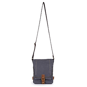 Atona Classic Flap Crossover Bag (Grey)