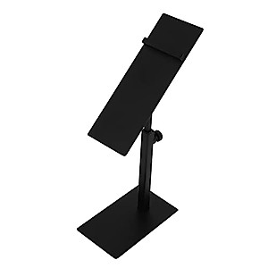 EXCEART 1 Pack Stainless Steel Shoe Display Stand, Adjustable Height Shoe Display Rack Holder Shoe Display Prop Rack Metal Shoe Display Shelf for Heel Shoe Riser Men Leather Shoe