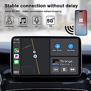 Wireless CarPlay - Wired CarPlay Convert Cars Wireless CarPlay，Wireless CarPlay Adapter，Apple CarPlay Wireless Adapter，Wireless Fast and Easy Use Fit for Cars from 2015 & iPhone iOS 10+(White)