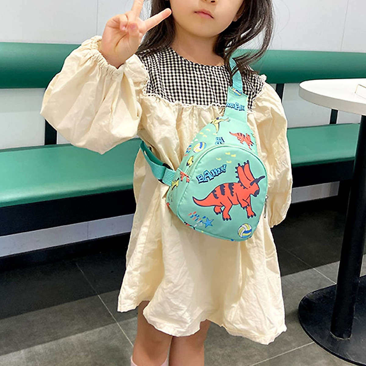 Ralcosuss Kids Cute Animal Dinosaur Unicorn Crossbody Chest Sling Bag Shoulder Bag for Girls Boys