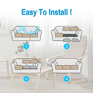 20" x 20" Foam Cushion Couch Cushion Support - Living Room Sofa Sag Support - High-Density Sag Repair Replacement for Sofa Couch Loveseat Chair (3)