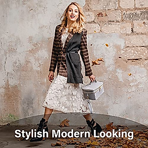 Storage Bag Compatible with Willow, Elvie, Carrying Case for Wearable Breast Pump (Grey)