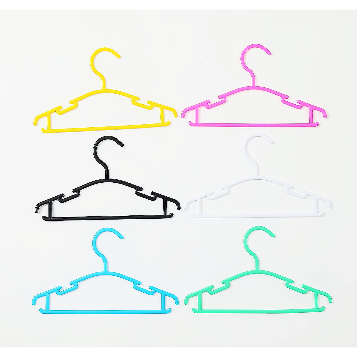 Baby Clothes Hangers,120 Pack White Kids Plastic Hangers for Closet,Toddler,Infant,Child,Newborn's Coat Hangers Ideal for Laundry and Nursery's Everyday Standard Use