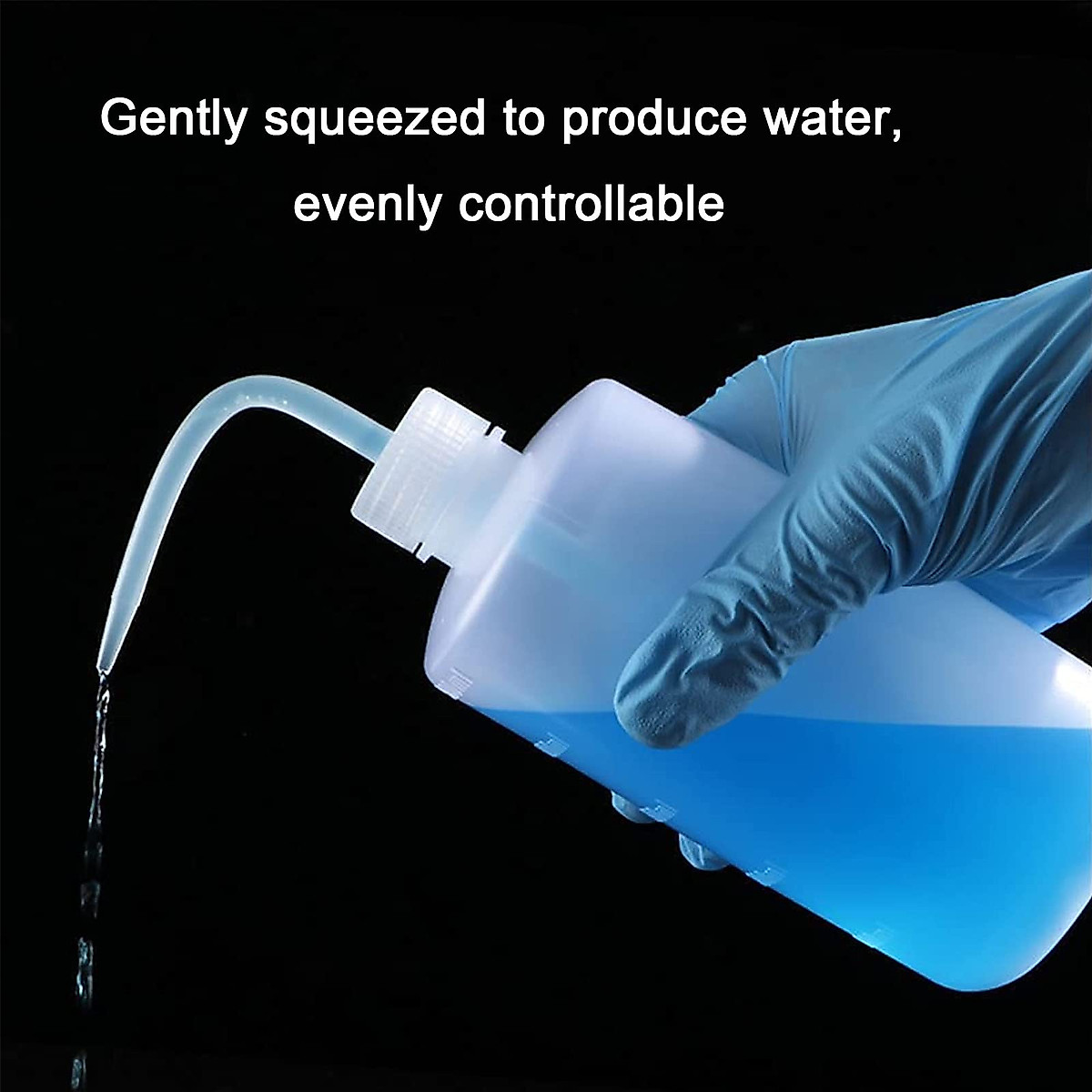 Sotica 2PCS Tattoo Bottles - 500ml Tattoo Wash Bottle Tattoo Spray Bottles Squirt Bottle Tattoo Squeeze Bottles For Tattooing with Measure(16oz) for Medical Lab Succulent Watering