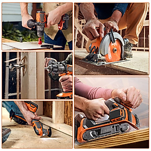 HIGH QUALITY FUTUREBATT FUTUREBATT [2Pack] 18V 6.0Ah Lithium Replacement Battery for Ridgid 18V Drill Battery R840087 R840083 R840086 R840085 R840084 AC840085 AC840086 AC840087P