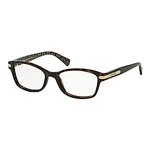 COACH Eyeglasses HC 6065 5291 Dark Tortoise