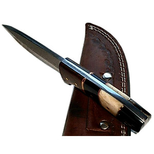 Poshland BC-1092 Handmade Damascus Steel 8 Inches Full Tang Skiner Knife