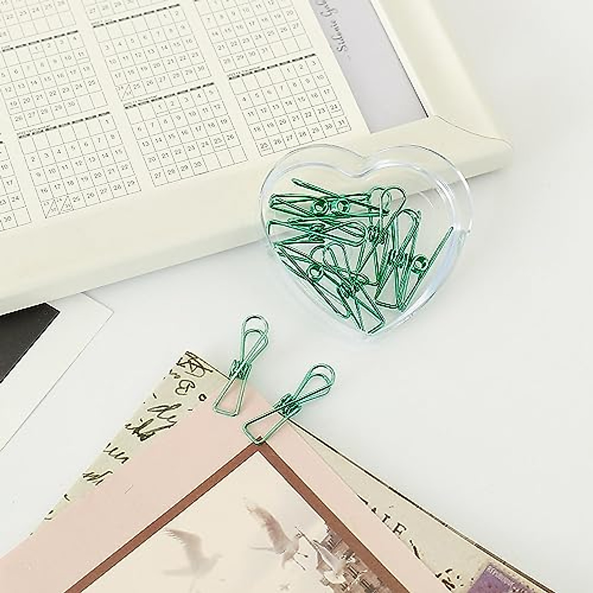 10PCs/Box Hollowed Out Design Metal Binder Clip Long Tail Clips Office Hand Book Folder Paper Organizer Stationery Fish Clip (Color : 10pcs)