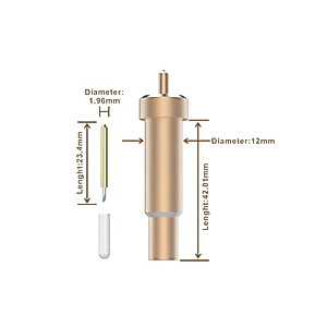 Premium Fine Point Blade for Cricut, Artarron Premium Fine Point Blade Works Perfectly for Cricut Maker 3/Maker/Explore 3/Air 2/Air/One, Premium Fine Point Cut Housing for Cricut Cuts Glitter Vinyl, Cardstock, Faux Leather, Adhesive Foil, Vellum and Etc (