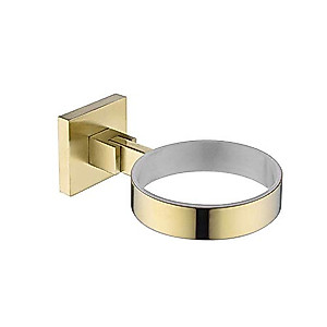 XG-WU Hair Dryer Holder Gold Copper Wall Hanging Hair Rack Home Bathroom Hotel Hair Dryer Bracket Bathroom Rack Bathroom