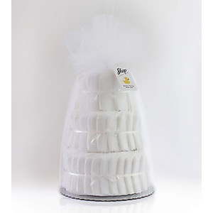 Decorate It Yourself 3 Tier Plain Diaper Cake-60 Diapers