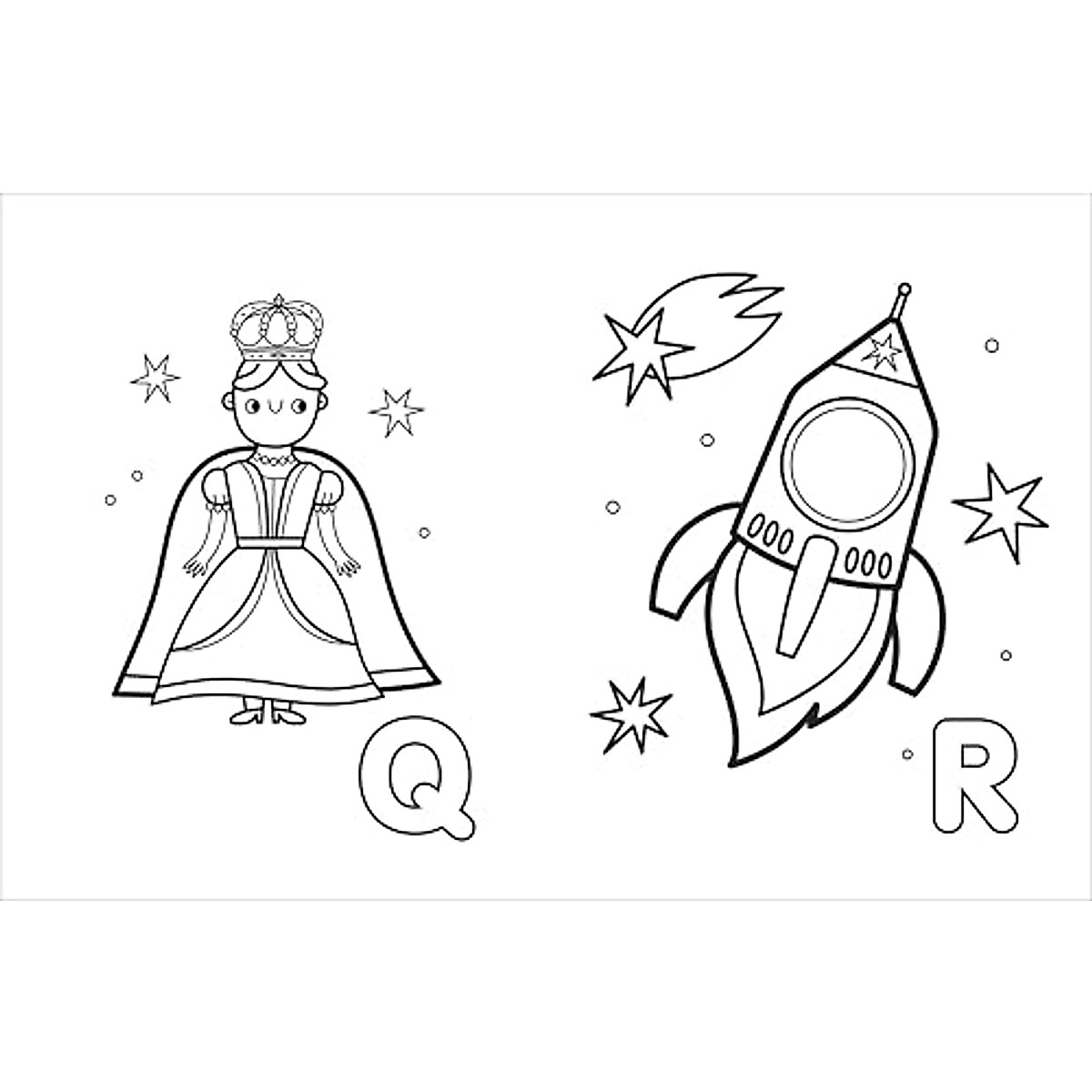 My First Toddler Coloring Book: Fun with Numbers, Letters, Shapes, Colors, and Animals! (Kids Coloring Activity Books)