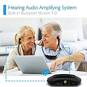 Bluetooth Wireless Amplifier, Wireless , Amplifier Headset, Audio Assist, Sound System Wireless, Wireless Headset, Bluetooth Headset, 2 Headsets, 2.4G from Pyle (PHPHA79)