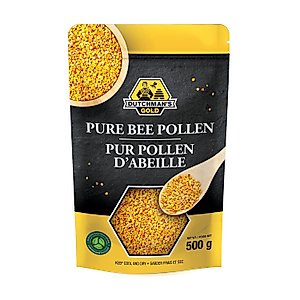 Dutchman's Gold Bee Pollen Granules (500g) - Pure Dried Pollen - Natural Superfood with Vitamins, Minerals, Proteins - Raw and Unprocessed Alternative to Nutritional Supplements