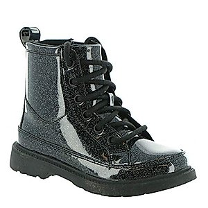UGG K Robley Glitter Boot, Black, Size 6