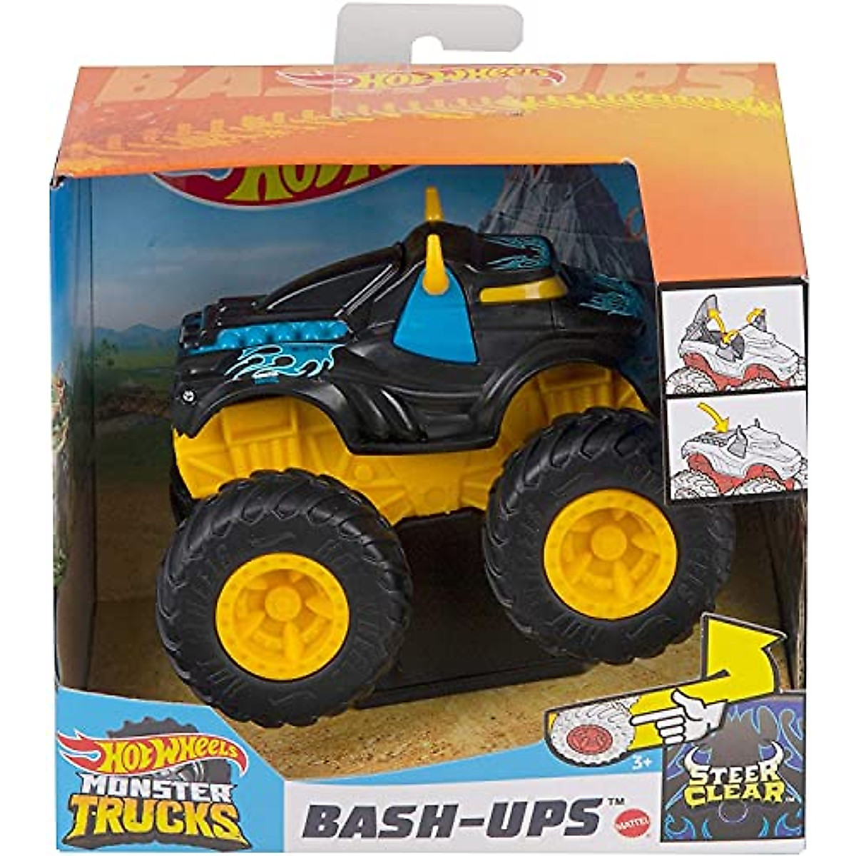 HOT WHEELS MONSTER TRUCKS 1:43 BASH-UPS AST Vehicle