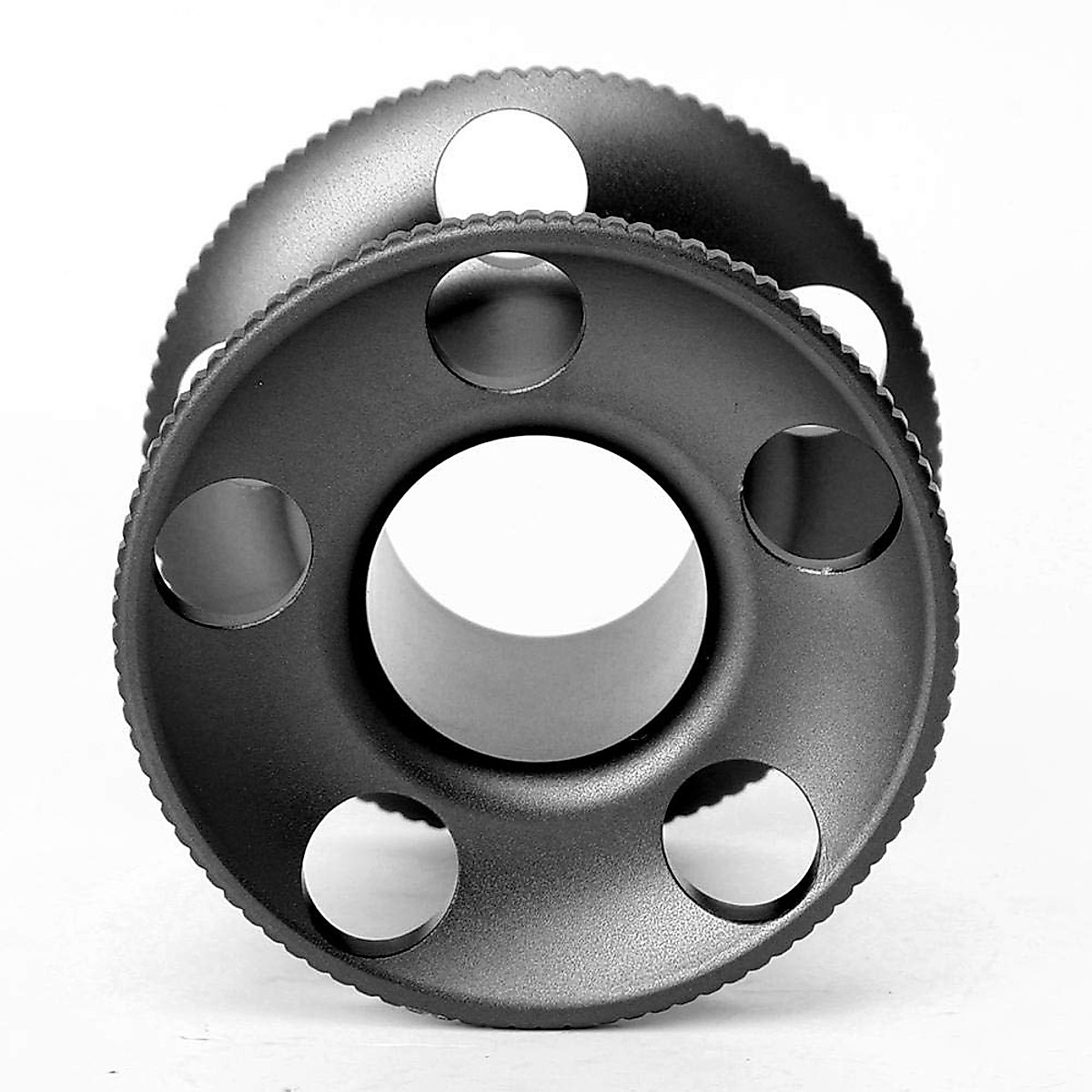 Keen so Aluminum Alloy Diving Spool Reel Guideline Underwater Finger Spool Reel for Freediving Snorkeling (Black)