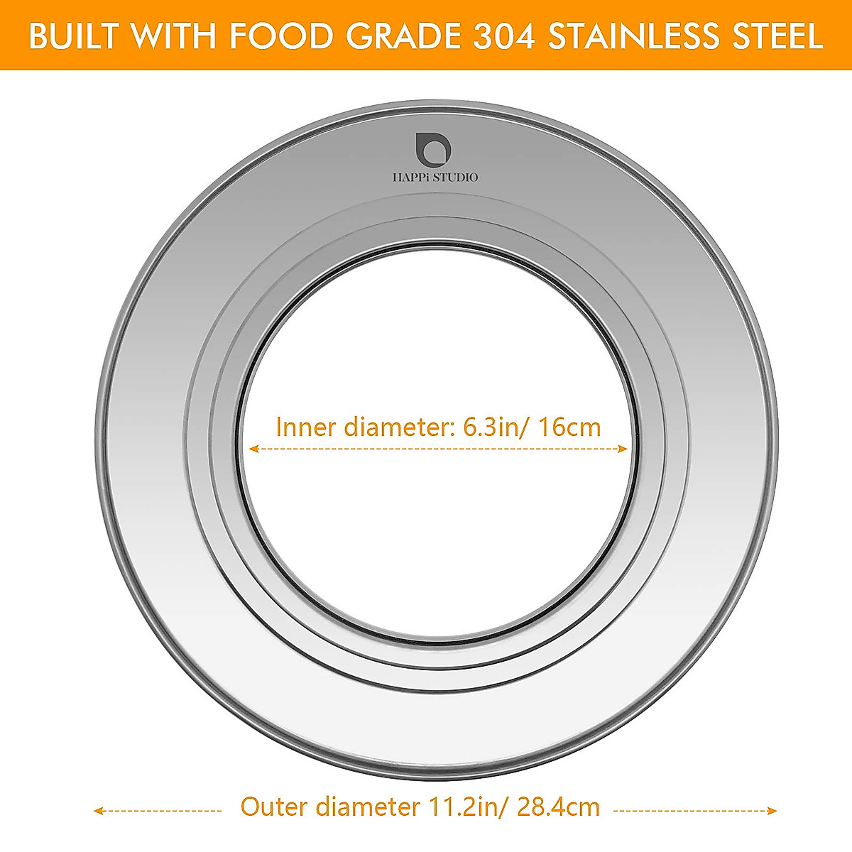 HAPPi STUDIO Bamboo Steamer Basket With Steamer Ring - 10 inch Dumpling Steamer Basket - Large Bamboo Steamer for Cooking Bao Buns, Dim Sum - Chinese Steamer Bamboo Steam Basket - Steaming Basket