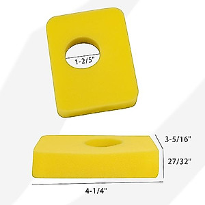 DemJamr 5 Pack 799579 Foam Air Filter Compatible with BS 09P602 09P702 09P000 08P000 550e-550ex Series Engine, Replace for BS 4248, 5434, 799579 Lawn Mower Air Filter