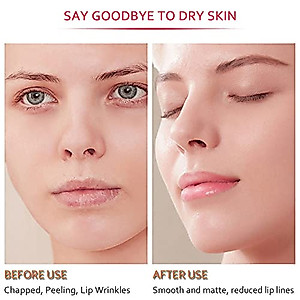 20Pcs Moisturizing Restores Moisture Lip Mask for Dry Lips and Lip Lines Overnight Lip Care, Gel Treatment Plumping ​Lips Mask (Red)