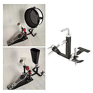 Colcolo Pedal Cowbell Bracket Multifunction Cowbell Percussion Pedals Percussion Mount for Practice Room