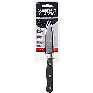 Cuisinart C77TR-3PR Triple Rivet Collection 3.5" Paring Knife, Black