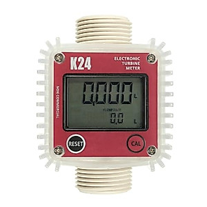 Flow Meter LCD Fuel Flow Meter K24 for Digital Die-sel Fuel Flowmeter Hot Favorable for Liquid High Stability and Convenient Operation