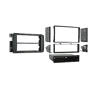 Metra 99-8715 Double DIN or Single DIN Installation Dash Kit for 2008-up Smart for Two & Metra 70-1783 Radio Wiring Harness for Smart Car